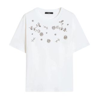 Max Mara Wkdagile T-Shirt - - Tops - Damen - Wei&szlig; - L