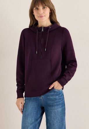 Cecil Hoodie Troyer-Sweater mit Kapuze