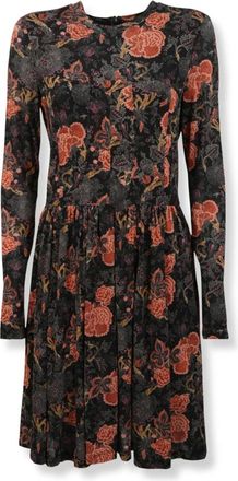 Ulla Johnson Femme, Robes, Multicolore, Taille: 40 FR Bendetta Jersey Mini-robe &agrave; manches longues