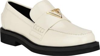 Guess Femme Shatha Mocassin, Ivoire, 42.5 EU