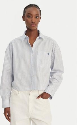 Calvin Klein Jeans Hemd LV047F105G Himmelblau Relaxed Fit