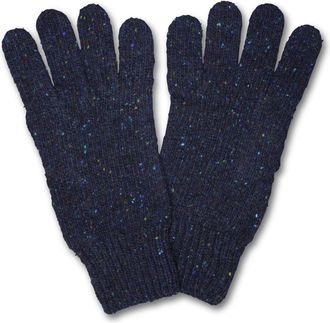 Falke Unisex Winter-Handschuhe Rustique U Gl Wolle schnelltrocknend 1 St&uuml;ck, Blau Space Blue 6116, XL/XXL
