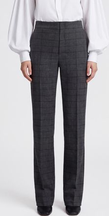Moschino Slim-Fit-Hose aus reiner Schurwolle mit Karomuster