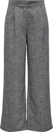 Only Only, Femme, Pantalons, Gris, Taille: 40 FR L32 Pantalon &agrave; Fermeture &Eacute;clair et Bouton avec Poches Avant