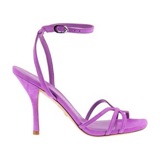 Stuart Weitzman Lila Wildleder Sandalen Elegantes Stiletto - - Shoes - Damen - Lila - 40 EU