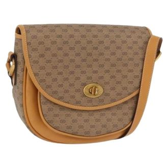 Gucci Sac bandouli&egrave;re Pre-owned Vintage Micro Small GG Canvas - Femme - Pre-owned - Beige - Taille: ONE Size