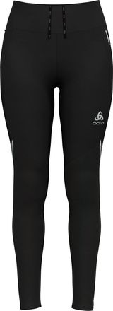 Odlo Damen Langlauf Tight CERAMIWARM, Black, S