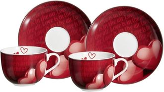 Ritzenhoff & Breker Kaffee-Serie Amore Variante: Cappuccino-Set 220 ml Amore 2 tlg