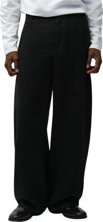 Arte Homme, Pantalons, Noir, Taille: W36 Wide Pantalons