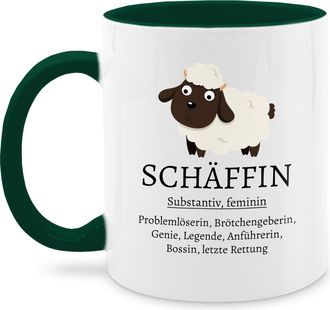 Shirtracer Tasse Tassen 325ml - Kollegen - Schäffin substantiv | Cheffinnen Geschenk Chefin Wichtelgeschenk lustig | Geschenke Chefinnen Weihnachtsgeschenke - 32