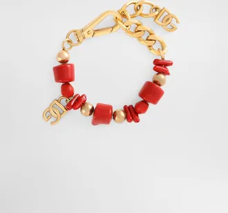 Dolce & Gabbana Armband Aus Koralle - Mann Bijoux Gold Metall Onesize