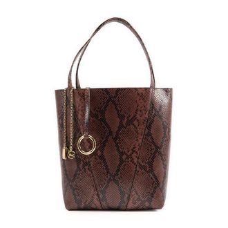 Chlo&eacute; SAc seau effet crocodile Chlo&eacute; Spin en cuir de veau