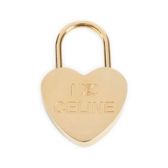 Celine Charms Herz-Vorh&auml;ngeschloss - - Bags - Damen - Gelb - ONE SIZE