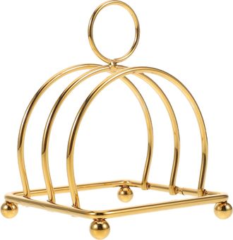 Garneck Edelstahl Toast Rack Multifunktionales Vertikales Brothalter für Toast Sandwiches Pancakes Platzsparendes Küchenregal für Frühstück Party Backbedarf R