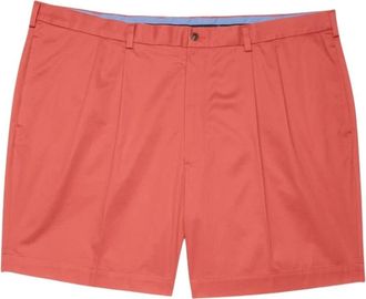 Brooks Brothers Homme, Shorts, Rouge, Taille: W46 Stretch Short Pleat Front