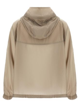 Moorer Womens Beige Polyester Shell Jacket Clothing