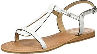 Les Tropeziennes LES TROPEZIENNES PAR M. BELARBI Femme HACROC Chaussures Ville Sandale, Blanc, 40 EU