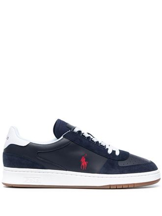 Polo Ralph Lauren Court Sneakers mit Wildlederbesatz - Blau