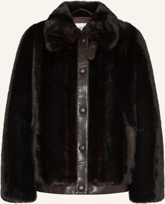 Claudie Pierlot Claudie Pierlot Kunstfell-Jacke braun