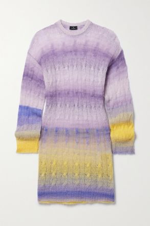 Etro Zopfstrickpullover Mit Farbverlauf - Mehrfarbig