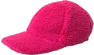 Dolce & Gabbana Homme, Accessoires, Rose, Taille: ONE Size Casquette de baseball en peluche polaire