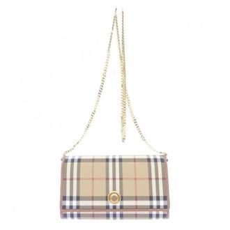 Burberry Sac bandouli&egrave;re en cuir Pre-owned - Femme - Pre-owned - Brun - Taille: ONE Size