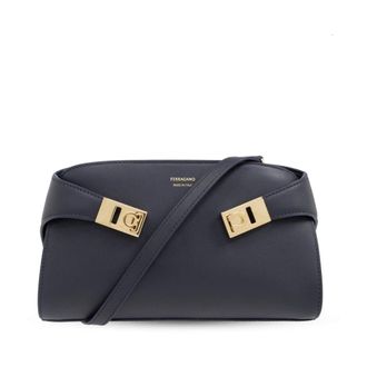 Ferragamo Hug Schultertasche - - Bags - Damen - Blau - ONE SIZE