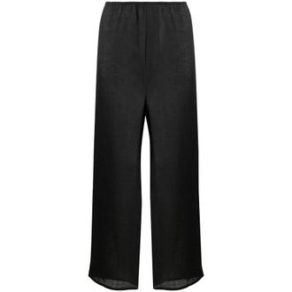BASERANGE Stoa Pants - - Trousers - Damen - Schwarzk - 2XS