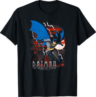 DC Comics Batman: Animated Series Lightning Strikes T Shirt T-Shirt