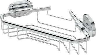 Tiger Lucca Eckseifenkorb, Duschkorb Eckversion, Duschablage chrom