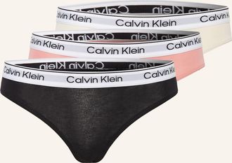 Calvin Klein 3er-Pack Slips Icon Cotton Stretch rosa