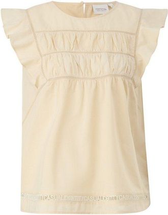 Comma Blusentop Bluse Bluse mit Zierborte