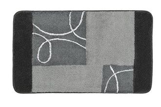 Meusch Badteppich Curly grau 60 x 100 cm