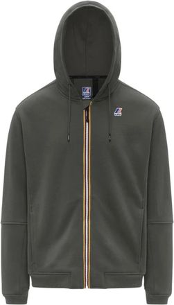 K-Way Prosper Full Zip Sweat &agrave; capuche - Homme - Sweatshirts et sweats &agrave; capuche - Vert - Taille: XS