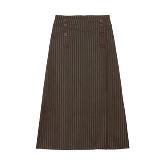 Ines De La Fressange Jupe Fluid Tales - Femme - Jupes - Vert - Taille: 36 FR