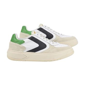 Valsport Homme, Chaussures, Multicolore, Taille: 43 EU Baskets en Daim Blanc Vert