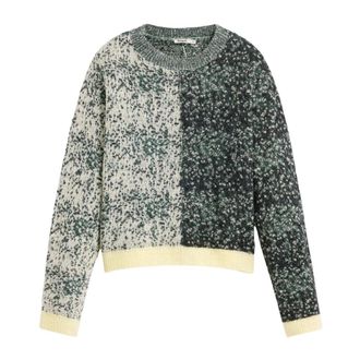 Desigual Femme, Pulls, Vert, Taille: 36 FR Jers_Earth Pull