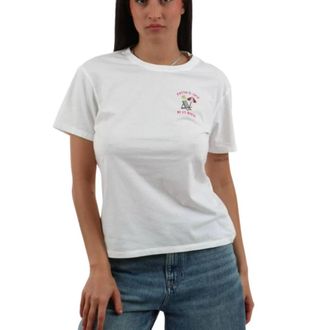 MC2 Saint Barth Femme, Tops, Blanc, Taille: 40 FR T-shirt Emilie in cotone