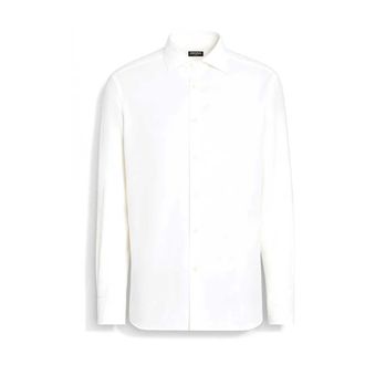 Ermenegildo Zegna Homme, Chemises, Blanc, Taille: L Chemise Cashco