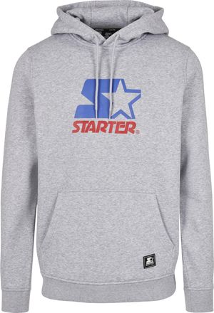 Starter Black Label Herren Starter Two Color Logo Hoody h.Grey, S