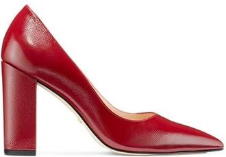 Generic Escarpins &eacute;pais &agrave; Bout Pointu pour Femmes, Chaussures &agrave; Enfiler en Cuir Tendance, Chaussures &agrave; Bout ferm&eacute; Confortables pour Le Travail Les f&ecirc;tes et Le