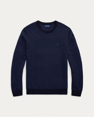 Ralph Lauren Homme, Pulls, Bleu, Taille: S Pull Pied-de-poule