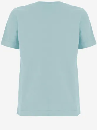 Stone Island Boys Cotton T-Shirt Light Blue Hoods & Sweatshirts