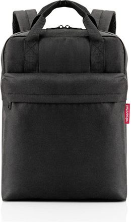 Reisenthel allday backpack M - vielseitiger Rucksack für Alltag, Reisen, Einkaufen oder Arbeit - wasserabweisend, Handgepäck zugelassen, Couleur:schwarz