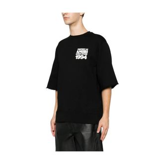 Amiri Logo-Print T-Shirt - - Tops - Herren - Schwarzk - L