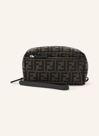Fendi Kulturtasche Small schwarz