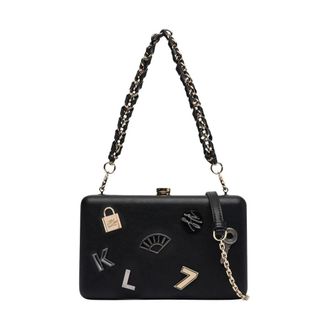 Karl Lagerfeld K/Soir&eacute;e Minaudi&egrave;re Pins - - Bags - Damen - Schwarzk - ONE SIZE