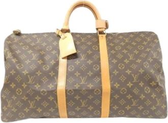 Louis Vuitton unisex, Pre-owned, Brun, Taille: ONE Size Sac week-end en toile Pre-owned