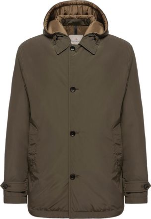 Moncler Moncler Parka Matelass&eacute;e &Agrave; Capuche Evrine, Homme, Vert, Taille: 0