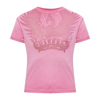 Diesel Femme, Tops, Rose, Taille: 44 FR T-Chemises